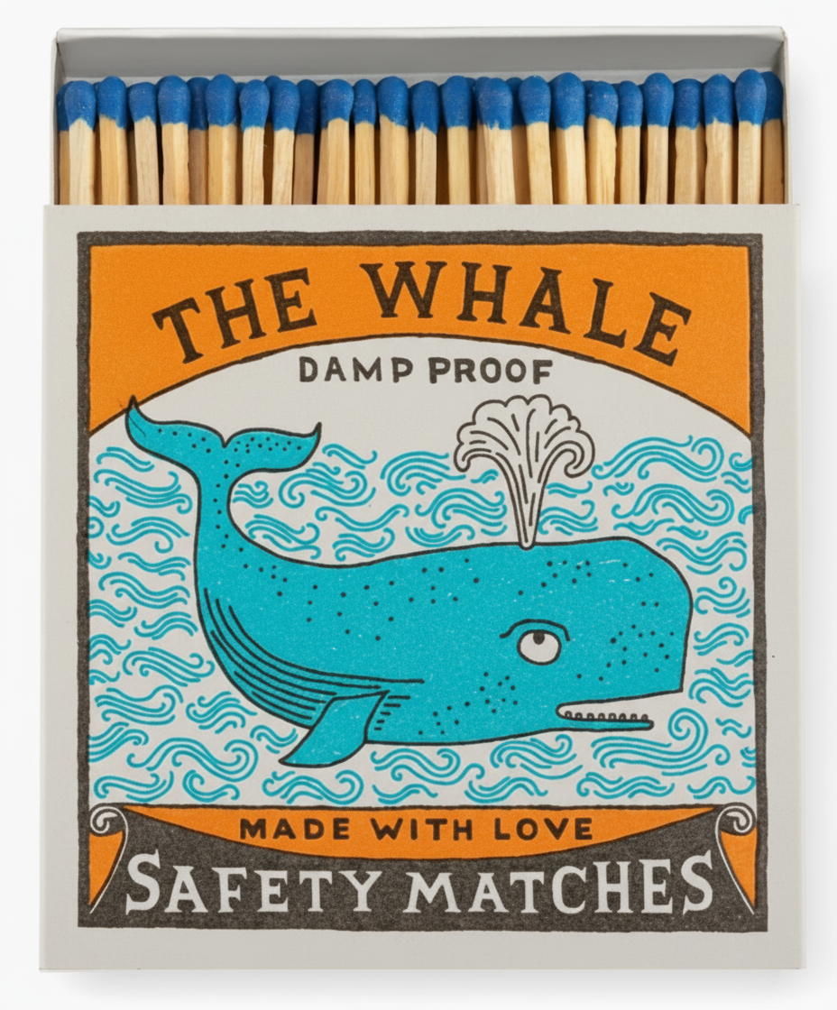 The Whale Square Matchbox – The Spotted Whale