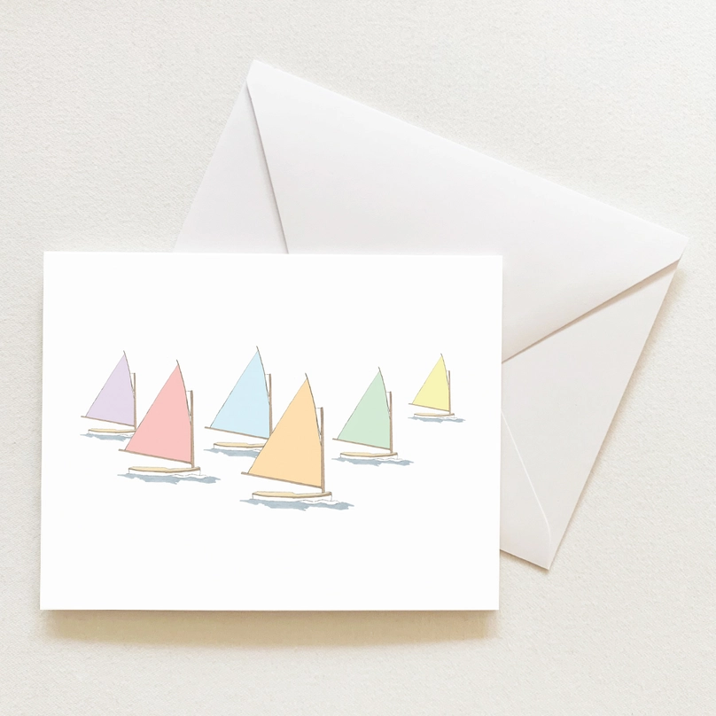 Rainbow Fleet Sleeved Note Card – The Spotted Whale