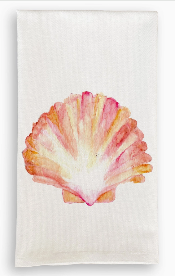Scallop Shell Dishtowel – The Spotted Whale